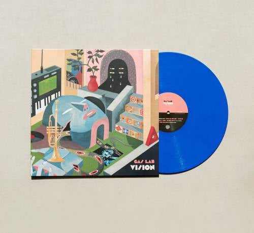 Gas-Lab - Vision "Lp" - Import Blue Color Vinyl LP Record