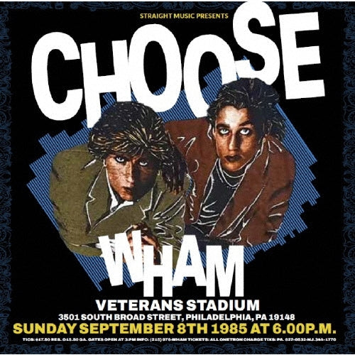 Wham - Choose.Philadelphia `85 - Import 2 CD – CDs Vinyl Japan Store ...