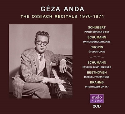 Geza Anda - Geza Anda : The Ossiach Recitals 1970-1971 Stereo (2CD ...