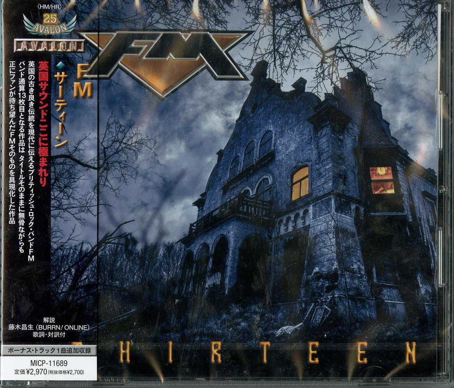Fm - Thirteen - Japan CD – CDs Vinyl Japan Store CD, Fm, Hard Rock ...
